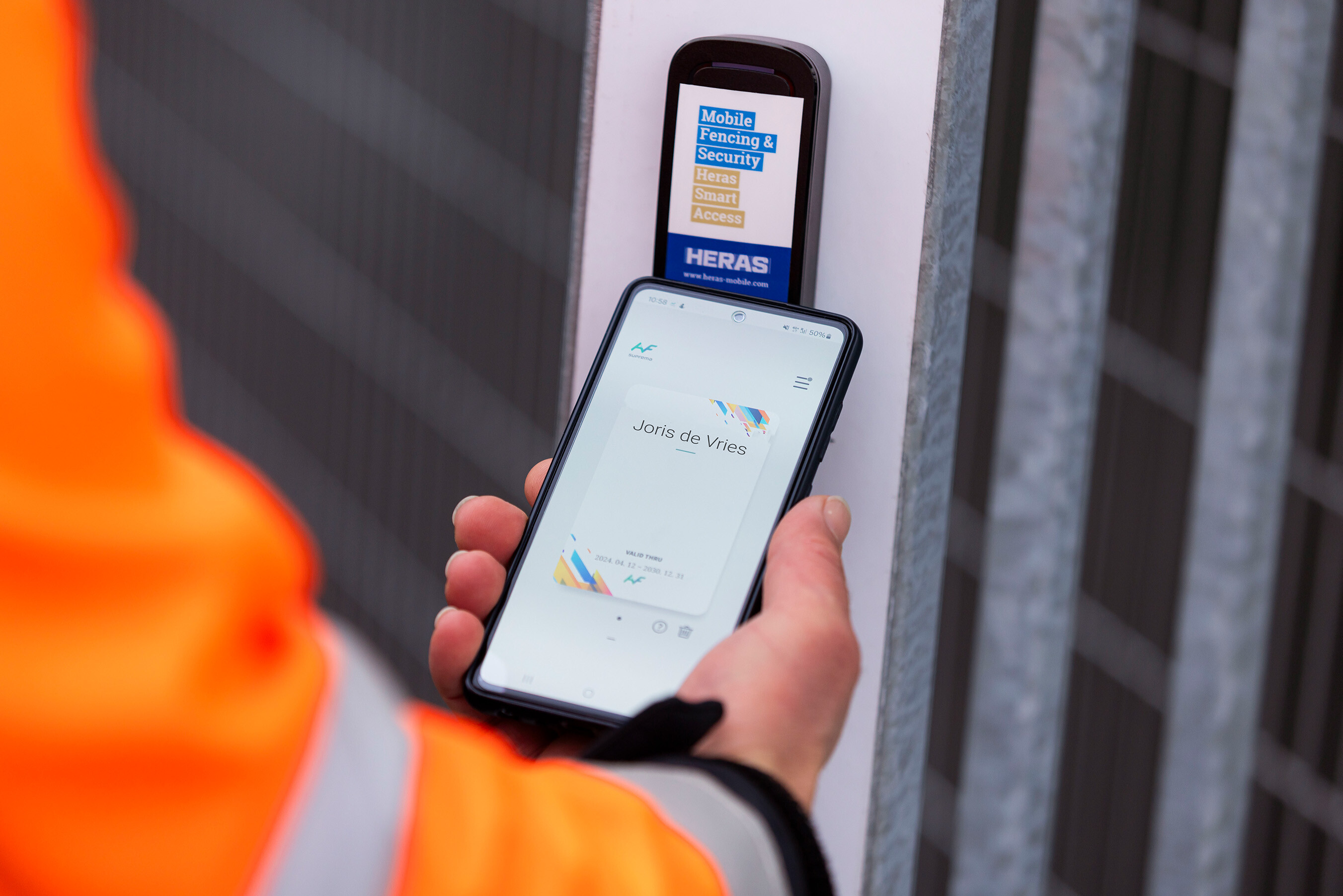 De mobiele kaart: de werf betreden met uw gsm